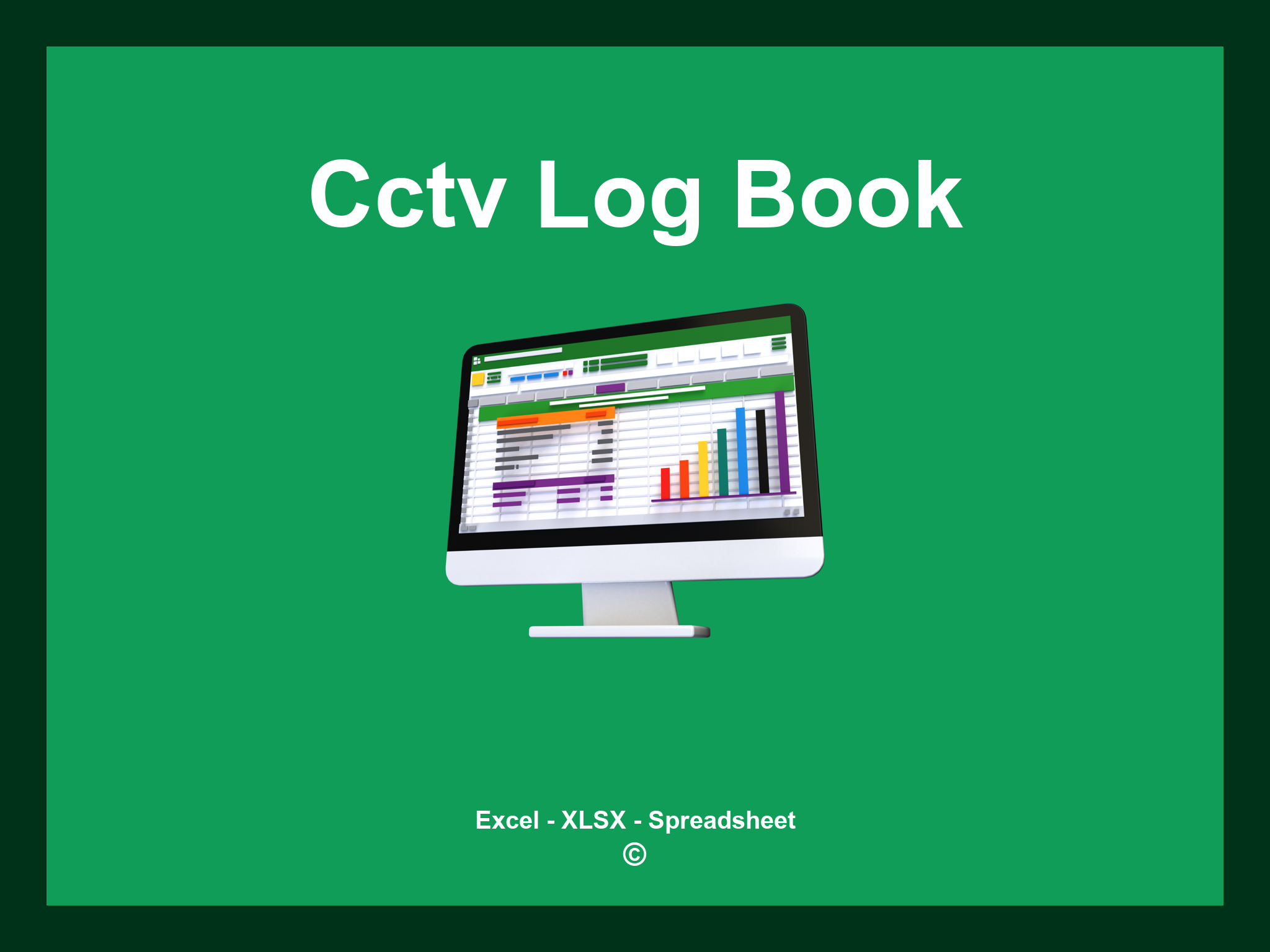 Excel Cctv Log Book Template