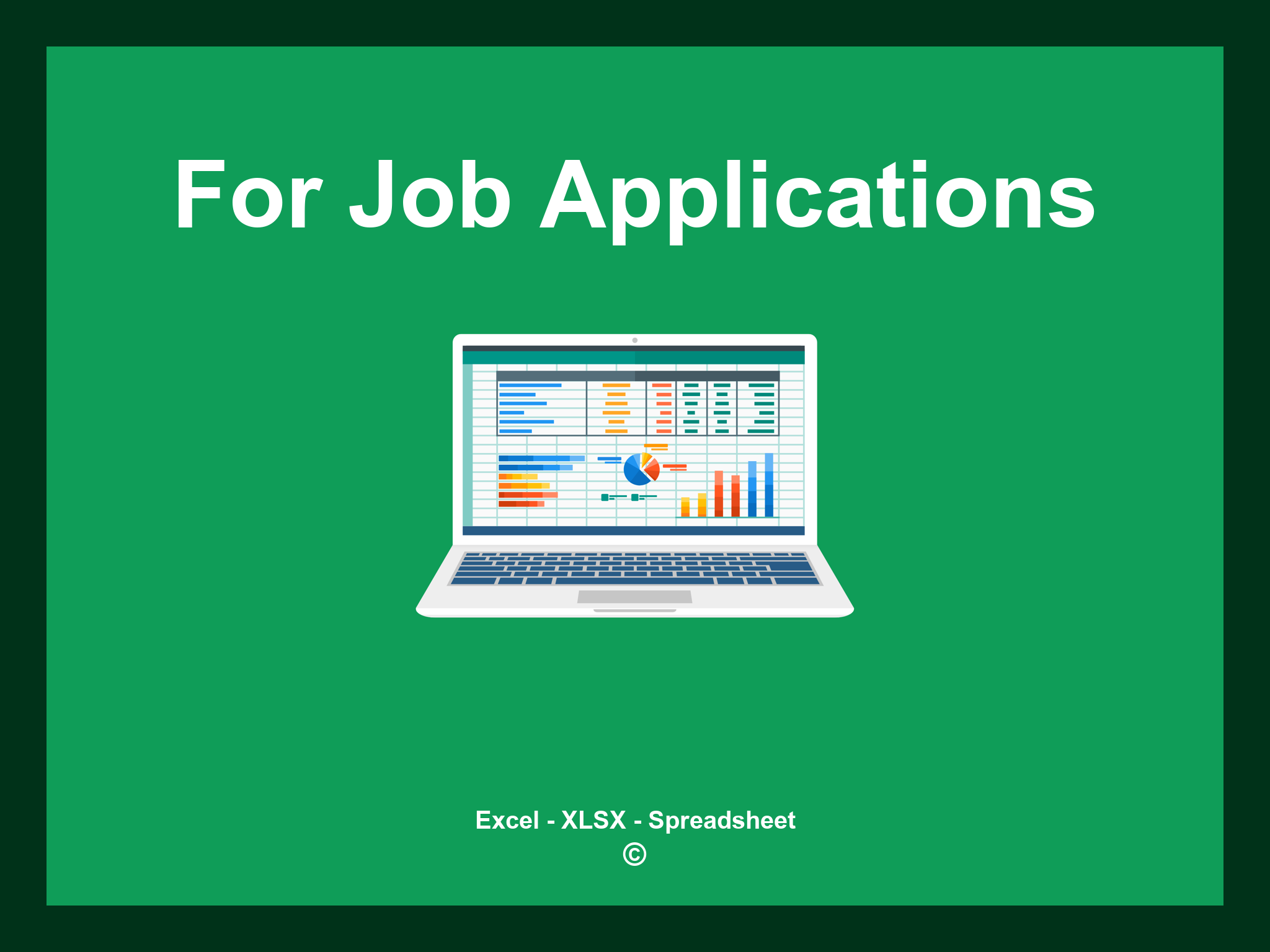 Excel Template For Job Applications