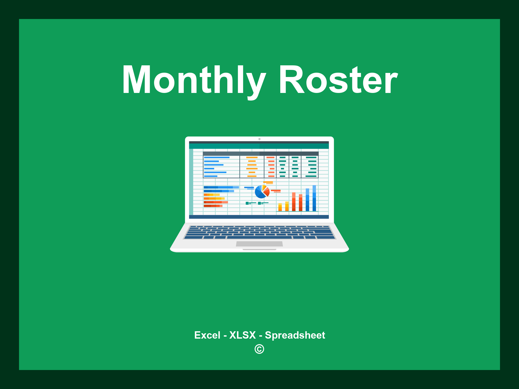 Monthly Roster Template Excel