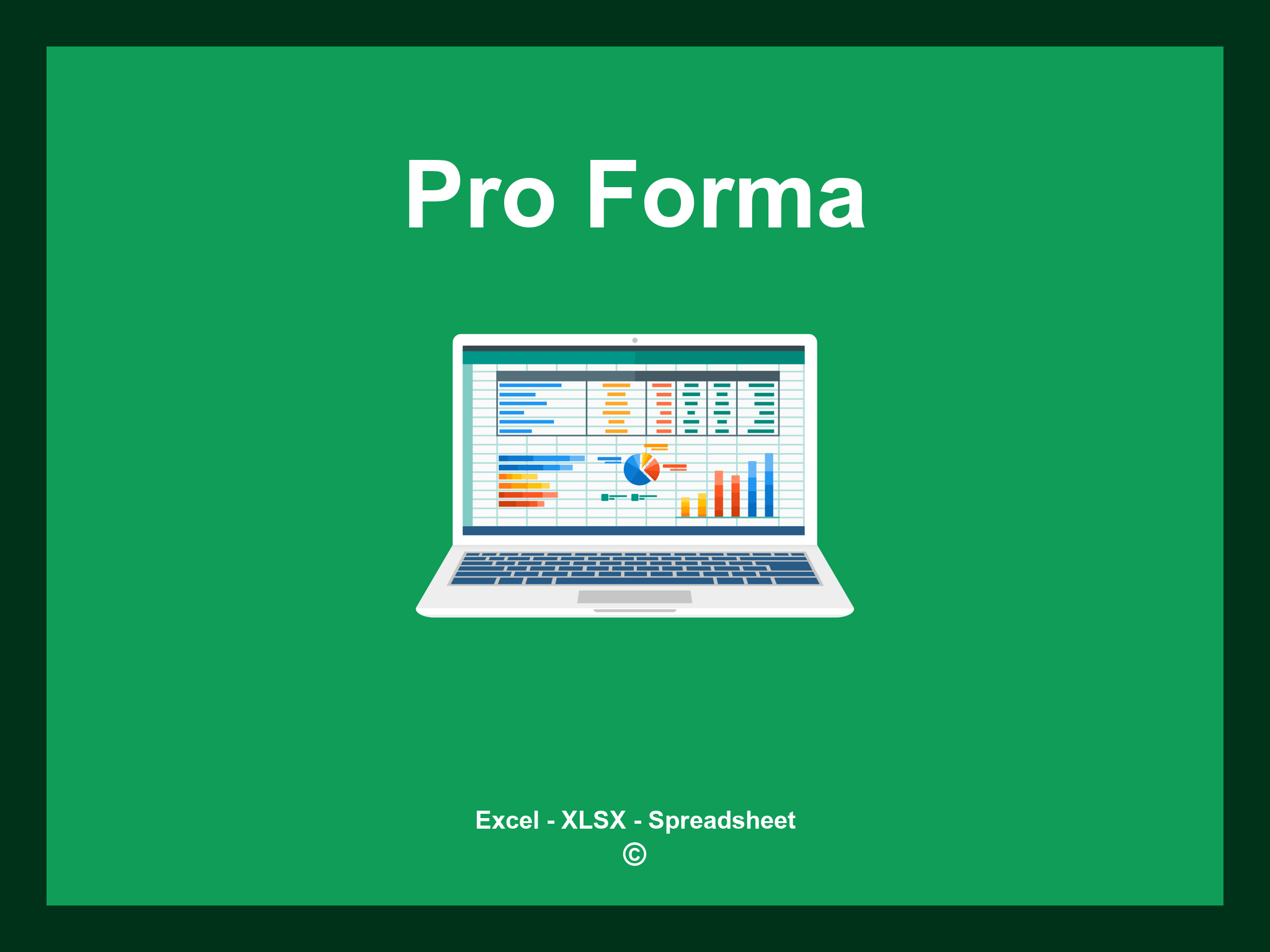 Pro Forma Template Excel