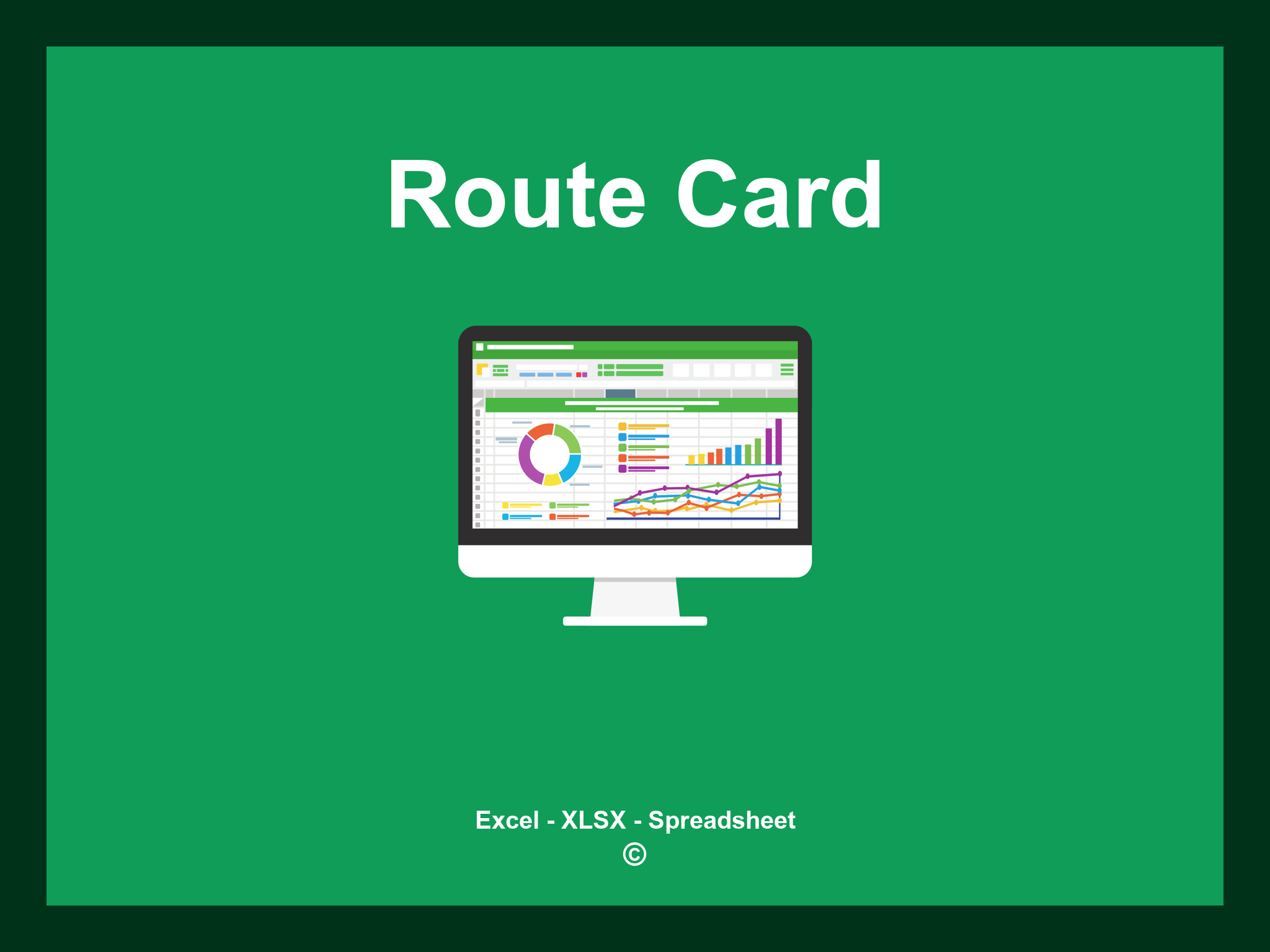 Route Card Template Excel